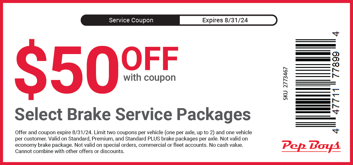Coupons for Oil Changes, Tires, Brakes & More