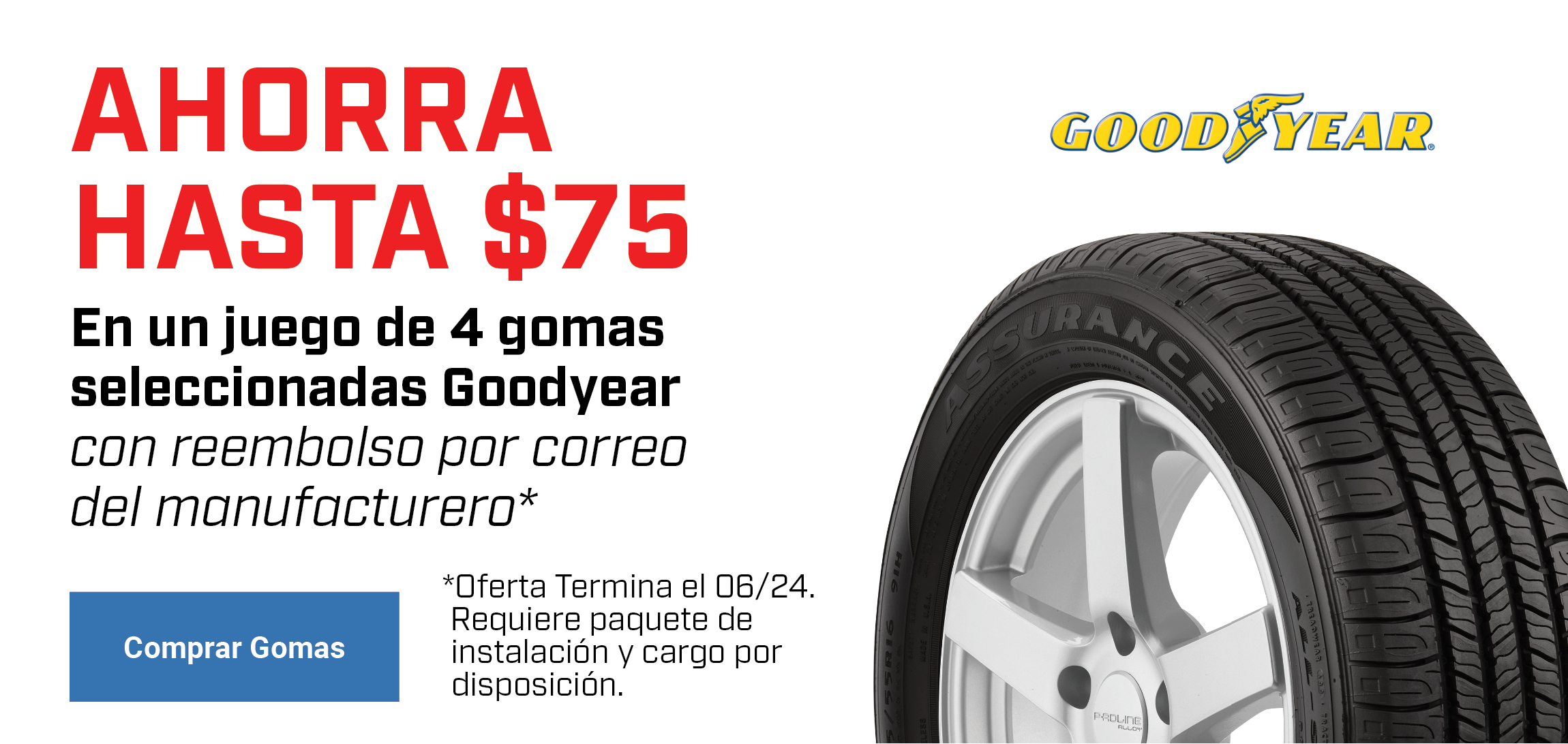 Comprar Gomas Cerca de Mi | Gomas Nuevas para Carros, Camiones y SUV's